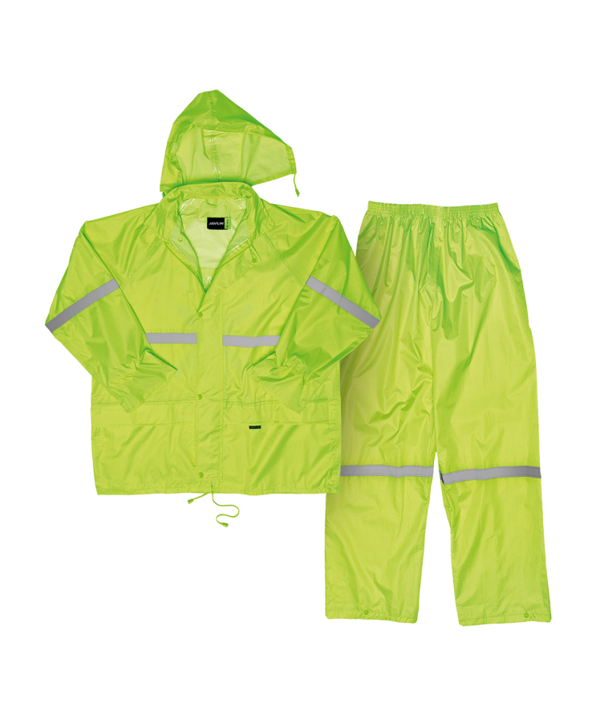 Sozo Safety PPE | Hi-Vis Polyester PVC Reflective Rain Suit
