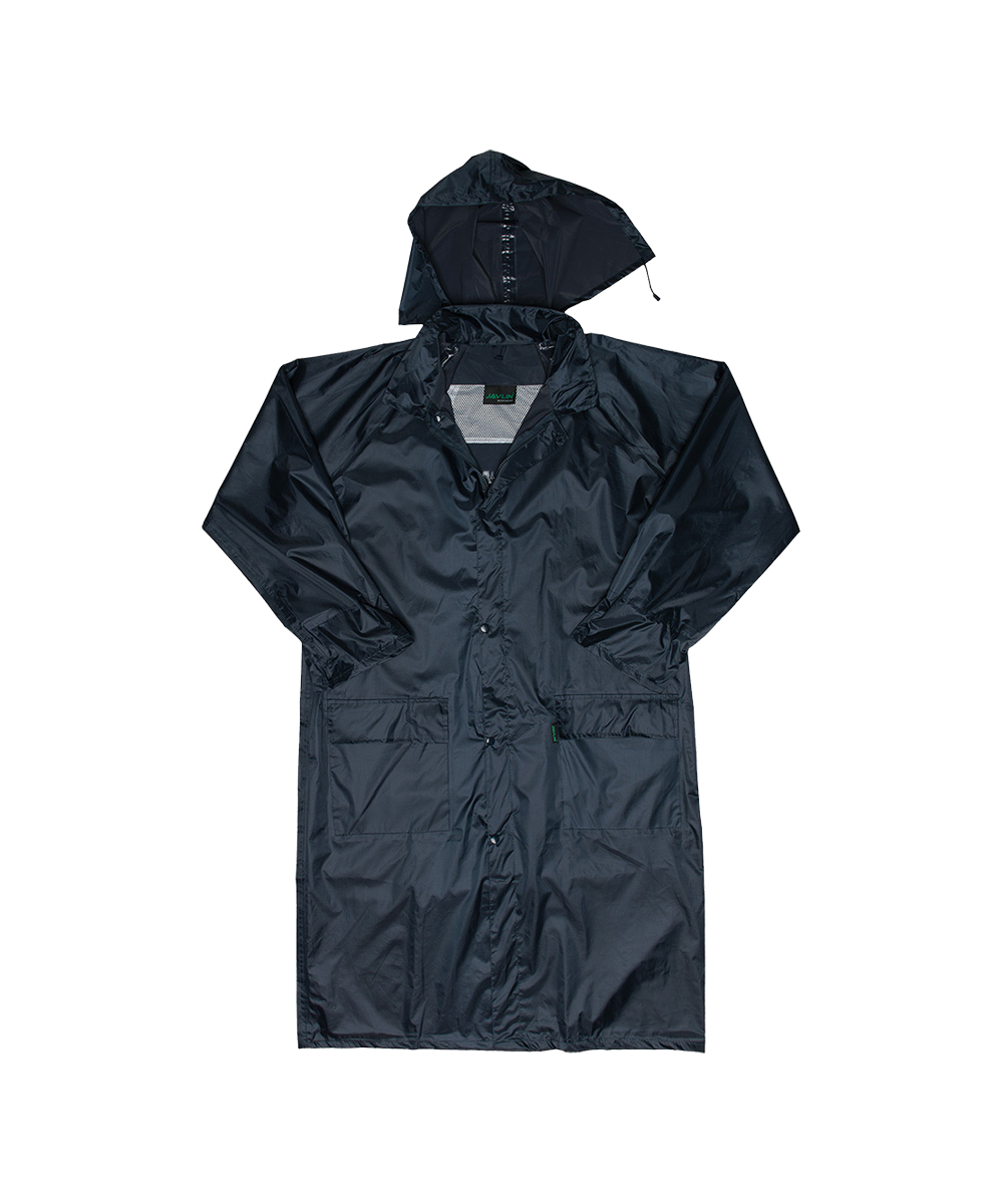 Sozo Safety PPE | Polyester PVC Calf Length Rain Coat