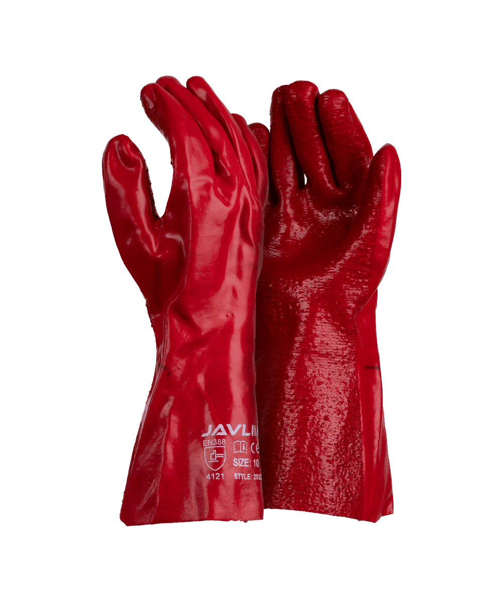 Sozo Safety PPE | PVC Extra Heavy Weight Gloves – 35cm